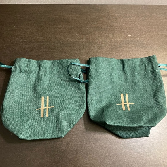 Harrods | Bags | Harrods Fabric Cinch Pouches X2 New 45x45 | Poshmark